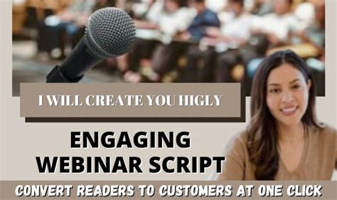 write captivating webinar script webinar presentation sales letter that