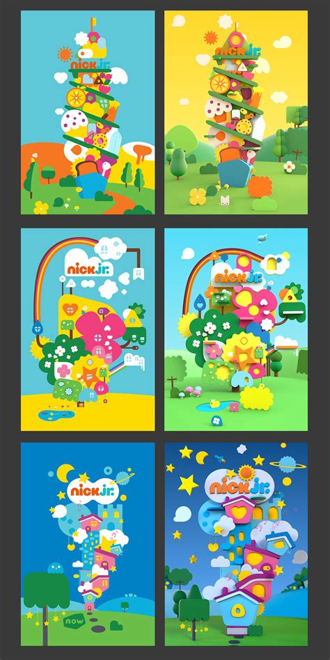 Nick Jr Identity Behance