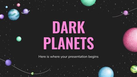 Outer Space Google Slides Theme PowerPoint Template
