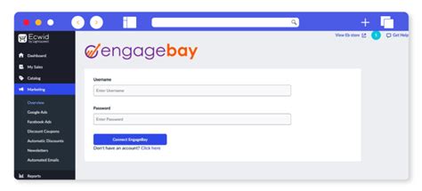 Ecwid Engagebay Integration