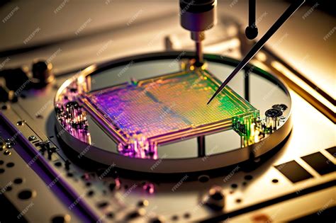 Premium Photo Wafer Semiconductor Manufacturing In Advanced
