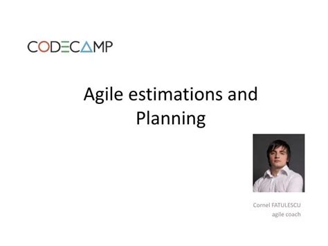ppt agile estimations and planning powerpoint presentation free
