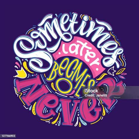 영감 귀여운 레터링 엽서 포스터 배너 티셔츠 디자인을 위한 손으로 그린 낙서 레터링 아트 감정에 대한 스톡 벡터 아트 및 기타 이미지 Istock