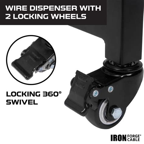 Wire Spool Rack Cable Caddy Spool Holder Heavy Duty Welded Steel Fr