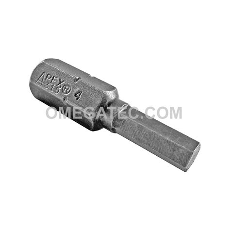 X Apex Socket Head Hex Allen Bit Hex Insert Dotco Tool