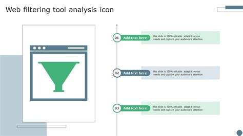 Web Filtering Tool Analysis Icon Ppt Template