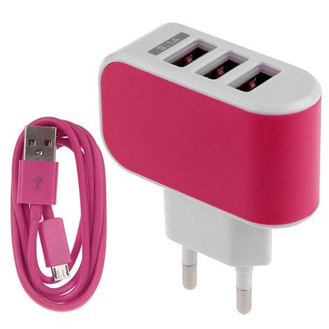 EPULA 3 1A Triple USB Port Wall Home Travel AC Cha Grandado