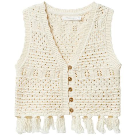 Chaleco Blanco Crochet Para Niña Siman Costa Rica