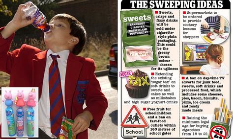 Sweets And Fizzy Drinks Are To Be Sold In Cigarette Style Plain