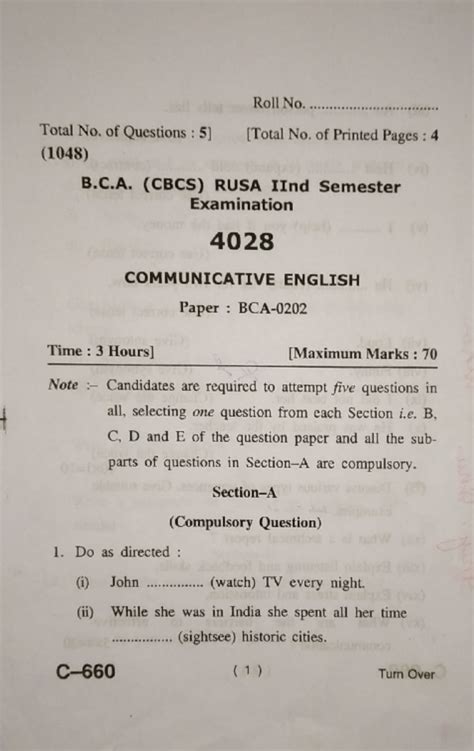 Hpu Bca Old Question Papers