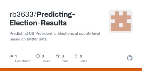 Github Rb3633predicting Election Results Predicting Us Presidential