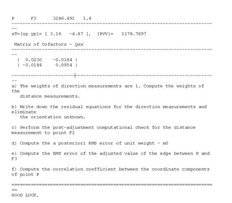 Solved QUESTION In Order To Estimate The Coordinates Of Chegg