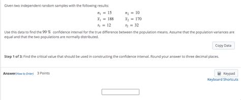 Solved Step Of Find The Standard Error Of The Chegg