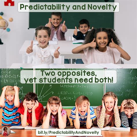 Predictability And Novelty Elementary Matters