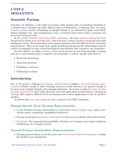 Unit 3 Semantics Material Pdf Semantics Ambiguity