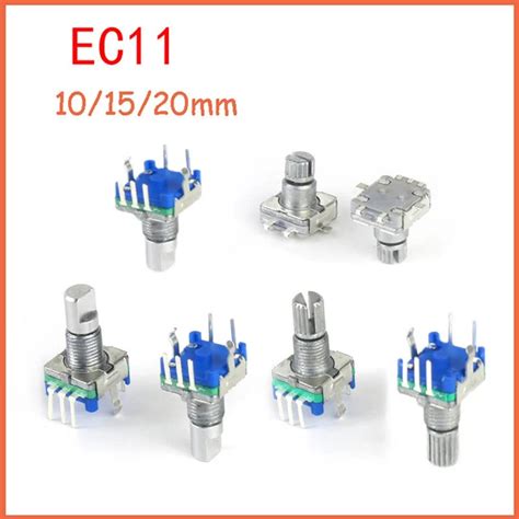 Rotary Shaft Encoder Ec11 5pin Digital Potentiometer With Push Switch