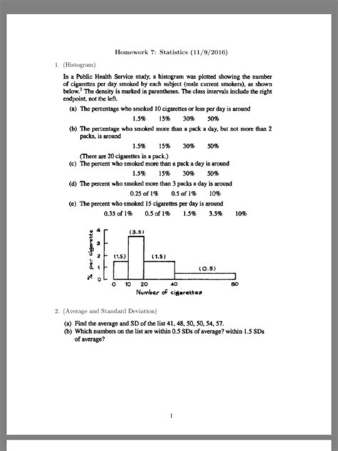Solved Homework Statistics Histogram In Chegg