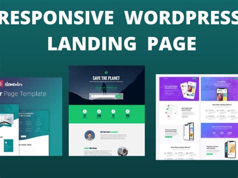 A Responsive Wordpress Landing Page Design By Elementor Pro Upwork