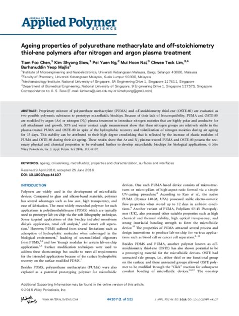 Pdf Ageing Properties Of Polyurethane Methacrylate And Off