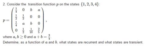 Solved Using Transition Function Determine As A Function Of Chegg