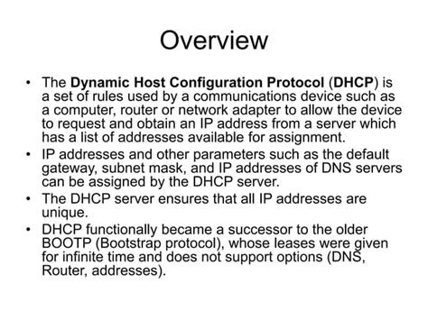13 dhcp service ppt