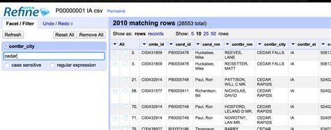 Data Exploration With Openrefine Public Affairs Data Journalism At
