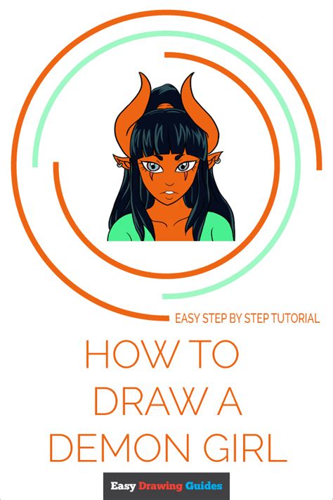 Easy Demon Girl Drawings