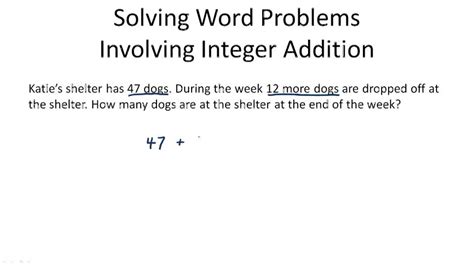 Solving Addition Word Problems Example Video Algebra CK Foundation