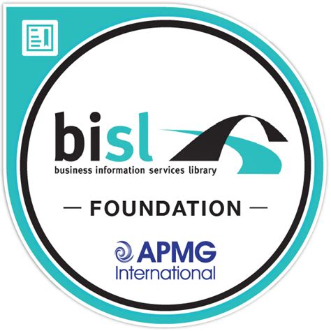 Business Information Services Library Bisl® Foundation Credly