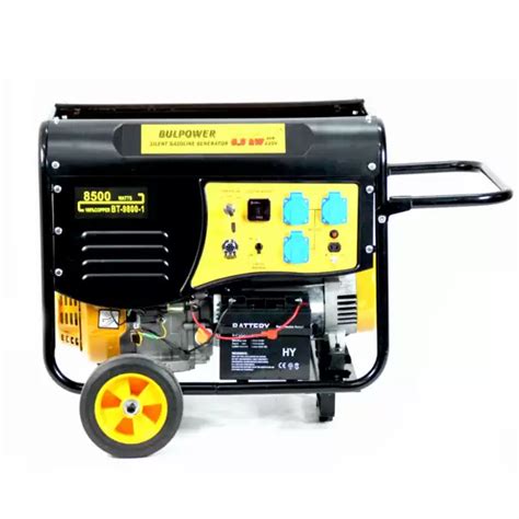 Генератор за ток 8 5kw с ел старт Bp Professional с вградена автоматика монофазен бензин газ