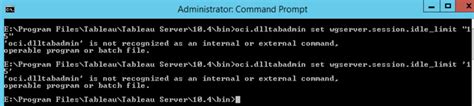 Tabcmd Command Not Recognized As An Internal Or External Command