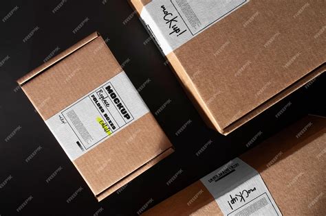 Premium Psd Folded Boxes Mockup