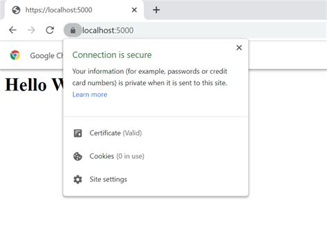 configuring self signed ssl certificates for local development ashley