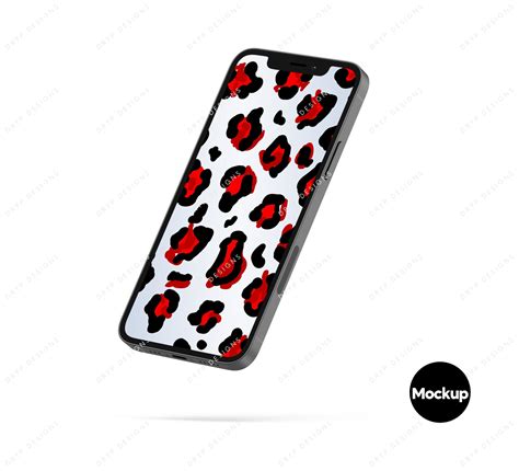 Red Leopard Print Seamless Pattern SVG PNG Drypdesigns