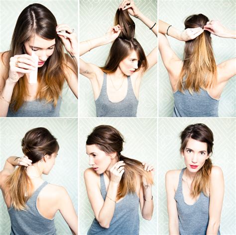 THE LADY BOOK How To The Messy Beehive Side Ponytail