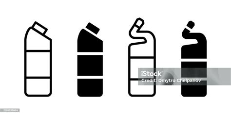 가정용 화학 물질 아이콘입니다 국산 세제 병 기호 액체 세탁 청소기 벡터 그림입니다 가사 화학 물질 픽토그램 가사 집안일에 대한 스톡 벡터 아트 및 기타 이미지 Istock