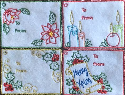 CSS Christmas Tags C Some Stitches