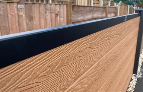 Composite Fencing Aluminium Capping Piece Cocklestorm Fencing Ltd Bury And Manchester