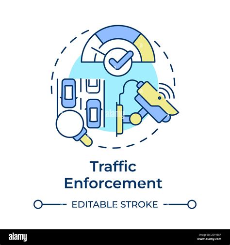 Mobile Enforcement Vehicle Stock Vector Images Alamy