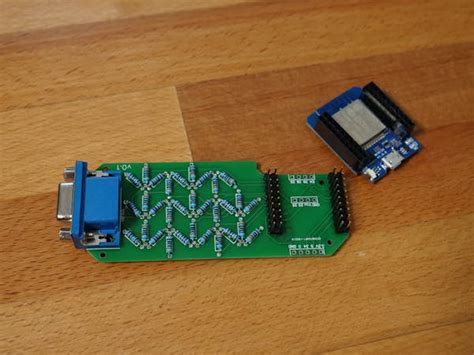 bitluni releases esp32 vga board as a diy kit to display graphics on a