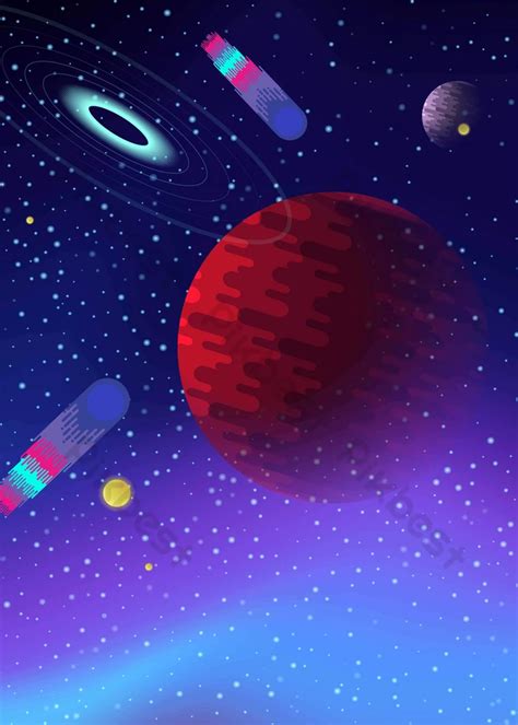 Planet Space Red Meteor Ai Free Download Pikbest