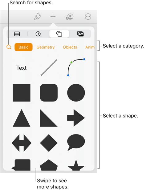 Add And Edit A Shape In Pages On Ipad Apple Support