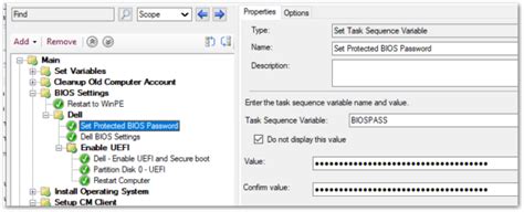 Dell Bios Configuration In Task Sequences Using Hidden Variables