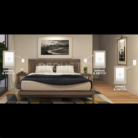 Diginet Push Button Led Dimmer And On Off Switch Mmdm Pb