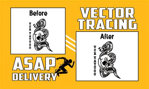 vector tracing vectorize redraw covert image into vector manually by