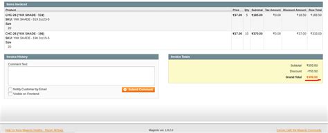 Invoice Amount Is Not Correct After Generating Invoice Magento Magento Stack Exchange