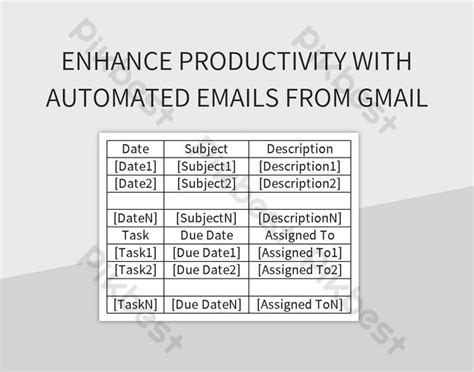 Enhance Productivity With Automated Emails From Gmail Excel Template