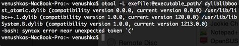 C Why Am I Getting This Bash Syntax Error Near Unexpected Token