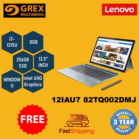 LENOVO IDEAPAD DUET IAU TQ DMJ LAPTOP I U GB GB SSD K UHD GRAPHICS
