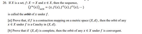 solved 20 if x is a set f x x and x e x then the